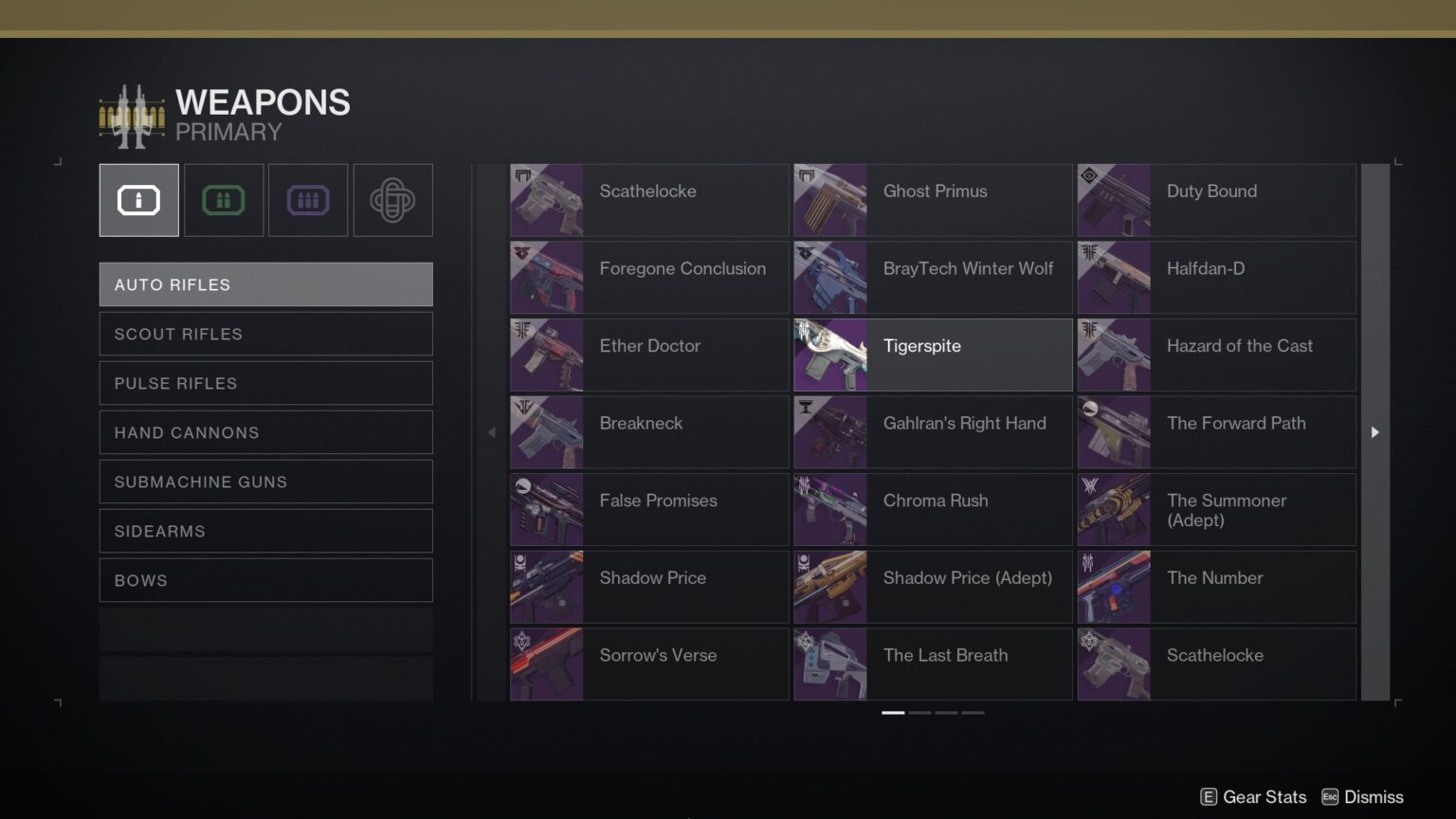 Destiny 2 Best PVP Weapons & Perks Tier List